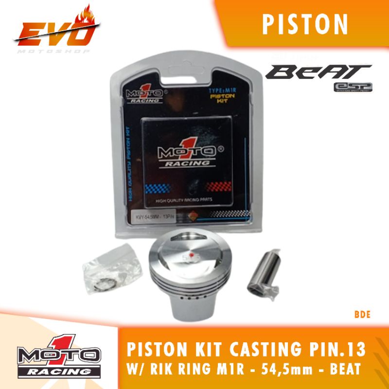 Jual PISTON KIT MOTO 1 BEAT PIN 13 54.5MM | Shopee Indonesia