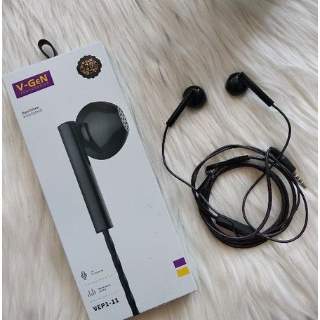 Jual Headset Vgen VEP1-11 Premium quality Xtra Bass Driven in Earbuds ...