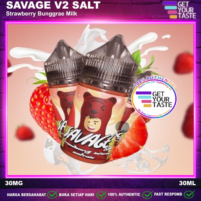 Jual Liquid Savage Strawberry Inferno Salt Nic 30ML Savage V2 by Oura ...