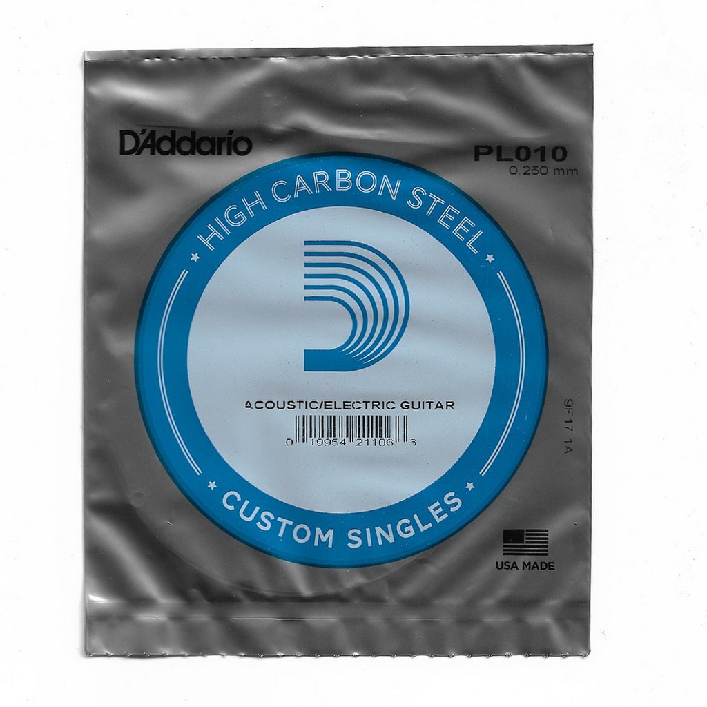 Jual D'addario Plain Single String Senar Gitar Satuan 010 011 012 013 ...