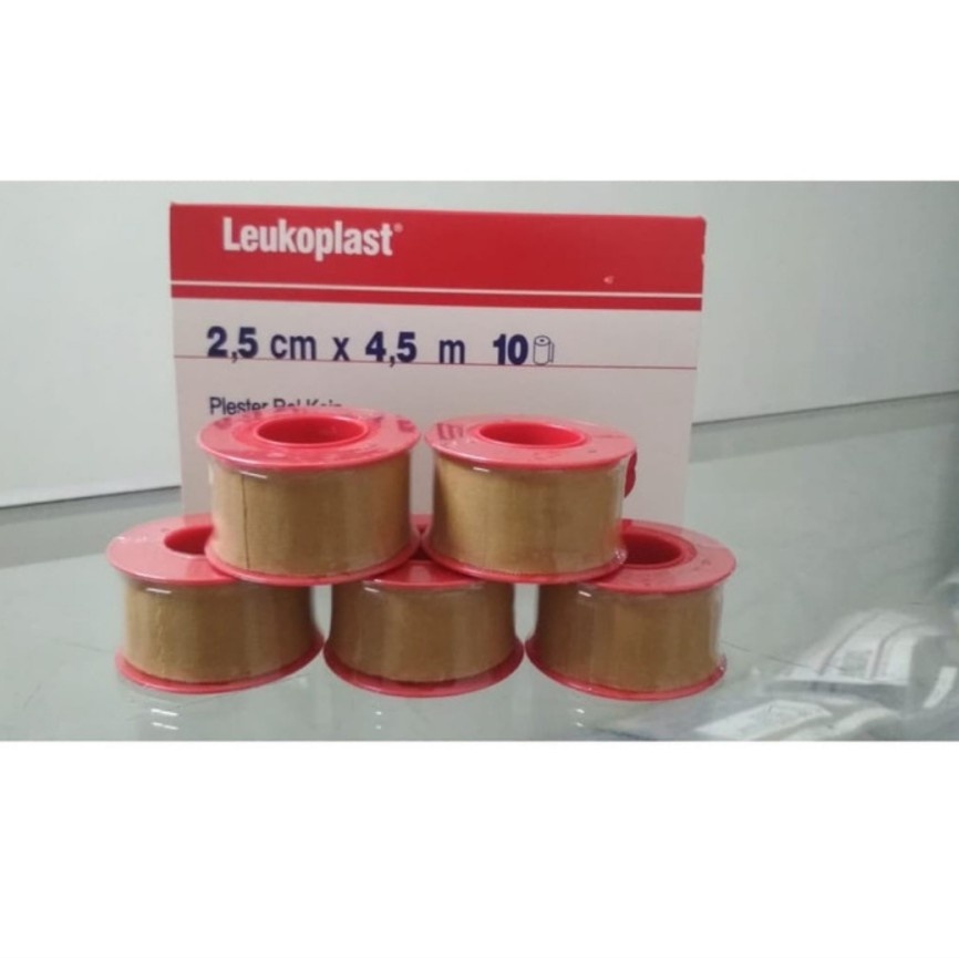 Jual LEUKOPLAST 2.5CM x 4.5M / Plester Roll Kain 2,5 cm x 4,5 m BSN | Shopee Indonesia