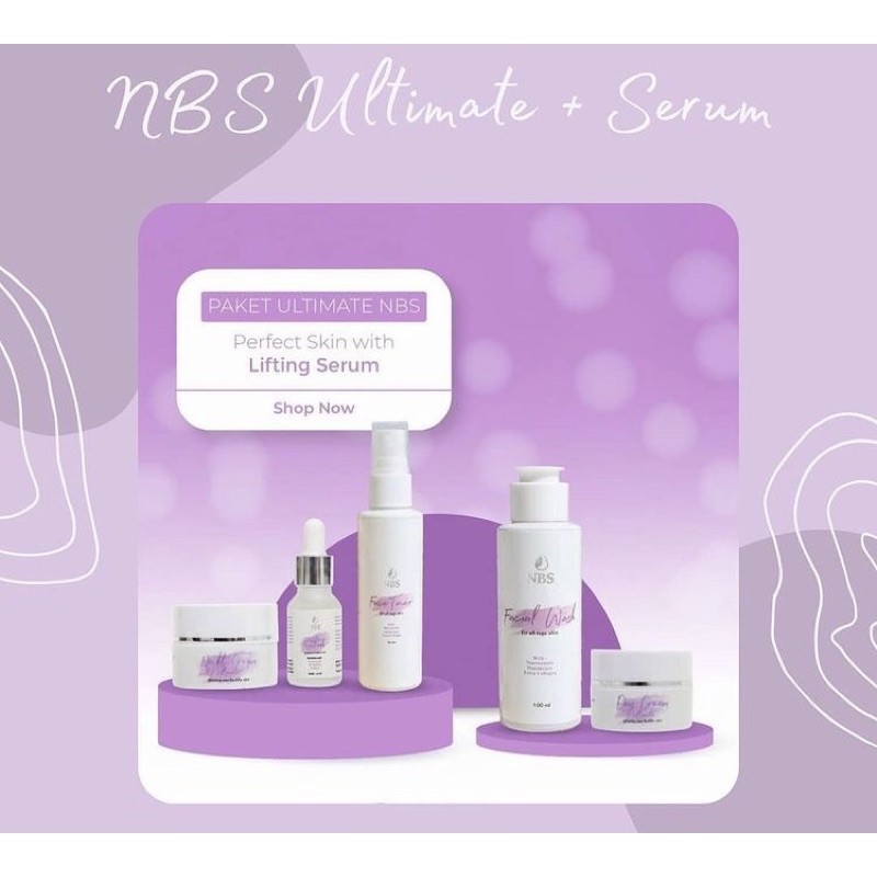 Jual Paket Ultimate + Lifting serum Nbs Skincare | Shopee Indonesia