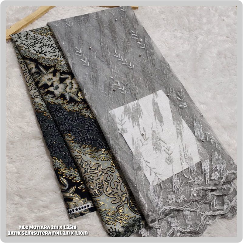 Jual Set Tile Mutiara & Batik Semisutera | Shopee Indonesia