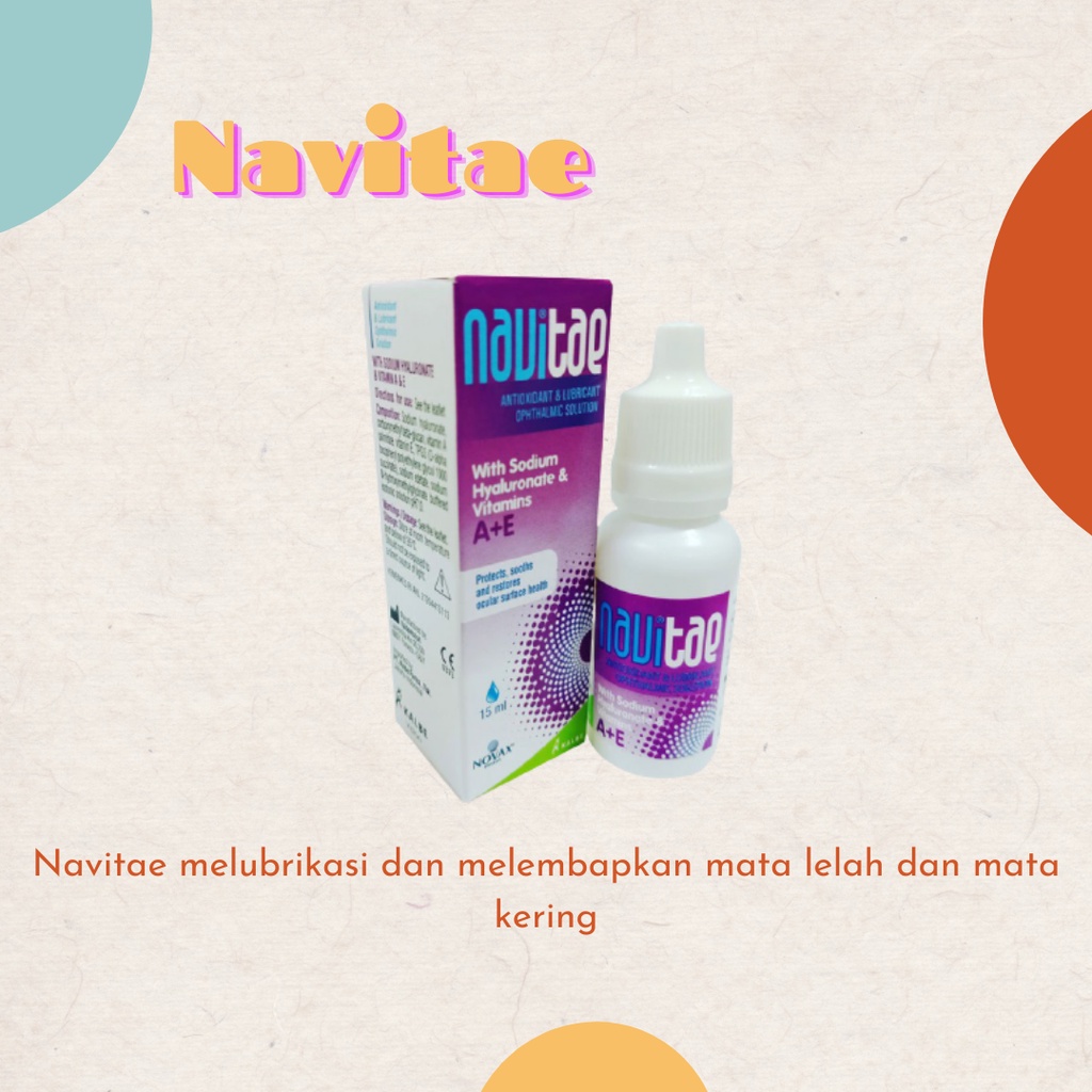 Jual PROMO!! Navitae Eye Drops 15ml Tetes Mata Bervitamin | Shopee ...