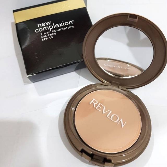 Jual NEW COMPLEXION SPF 15 TWO WAY CAKE REVLON (3 SHADE) | Shopee Indonesia