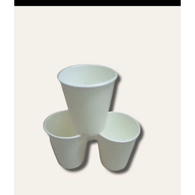 Jual paper cup polos gelas kopi bahan kertas isi 50 pcs merk GPJ ...