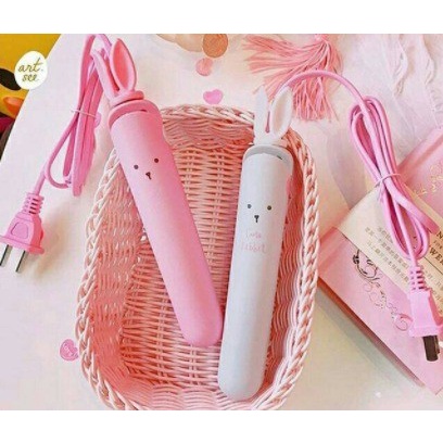 Jual Alat Catok Mini Penglurus Rambut Travel Mate | Rabbit - White ...