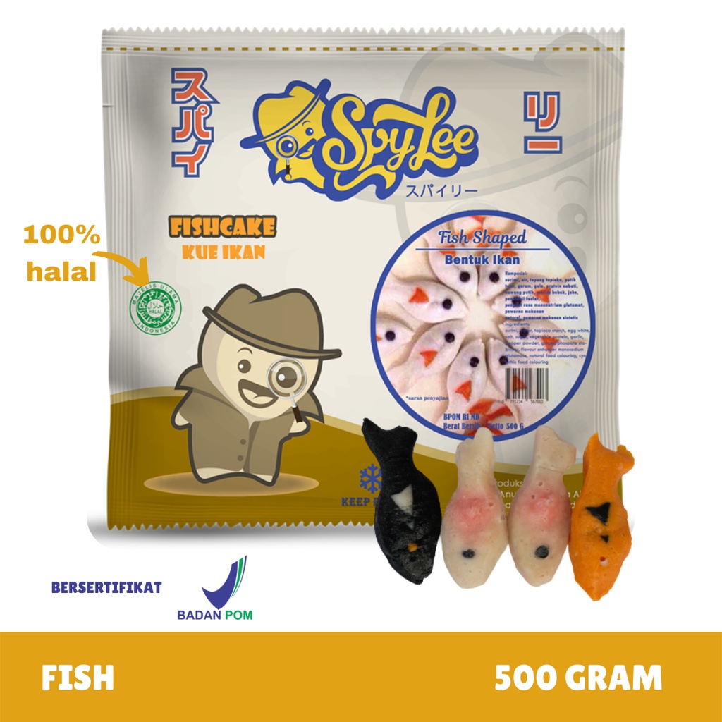 Jual N Splyee Bakso Ikan Bentuk Ikan / Fish Shaped Fish Cake (isi 30-33 ...