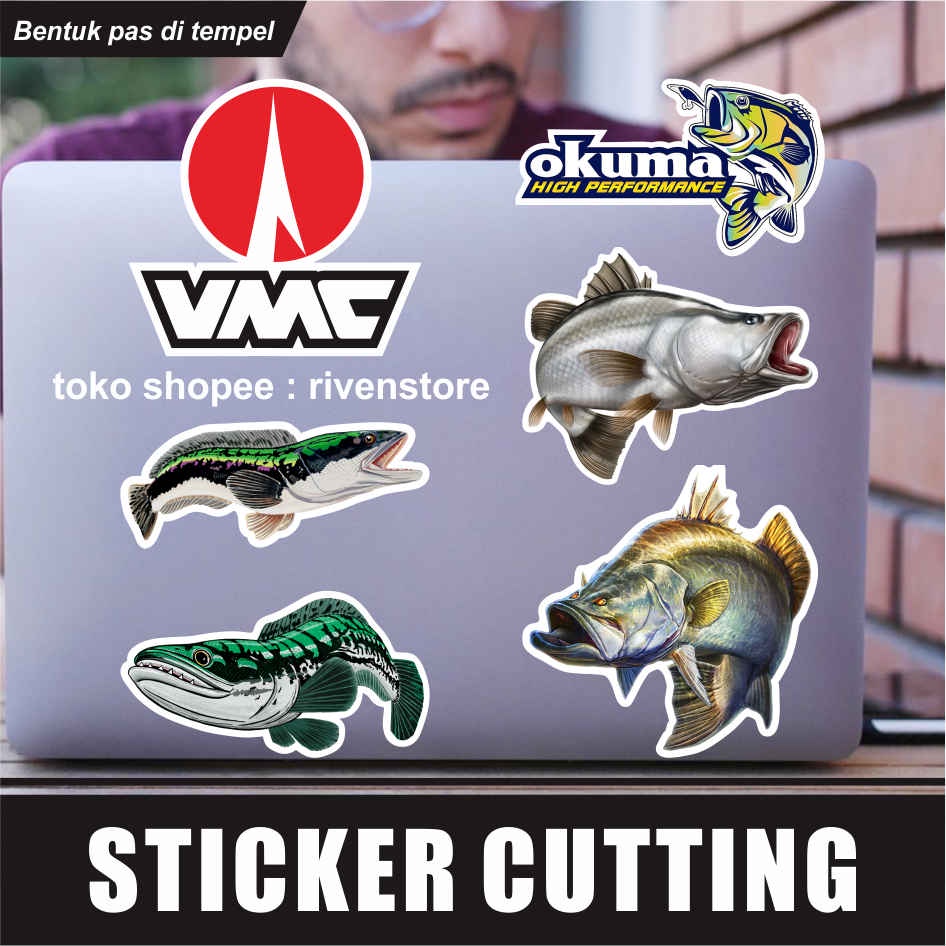 Jual CUTTING STICKER MANCING Barramundi | STICKER BRAND PANCING ...