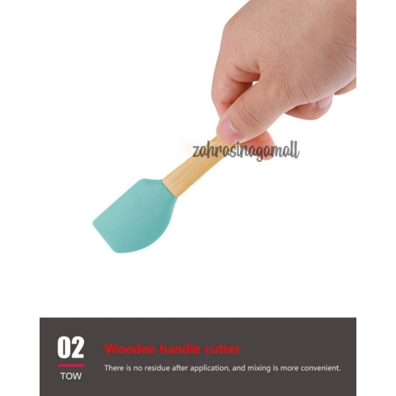 Jual Spatula Kecil Set/satuan silikon Warna Pastel Tahan Panas | Shopee ...