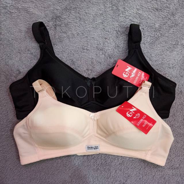 Jual Sport Bra Golden Nick K364 Tanpa Busa Tanpa Kawat Kait 2 | Shopee Indonesia
