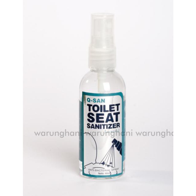 Jual ASLI ANTISEPTIK Q-SAN TOILET SEAT SANITIZER DUDUKAN TOILET ...