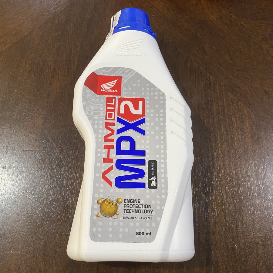 Jual OLI MPX2 OIL MPX 2 MATIC MOTOR MESIN 10W 30 SL 800 ML 0,8 LITER ...