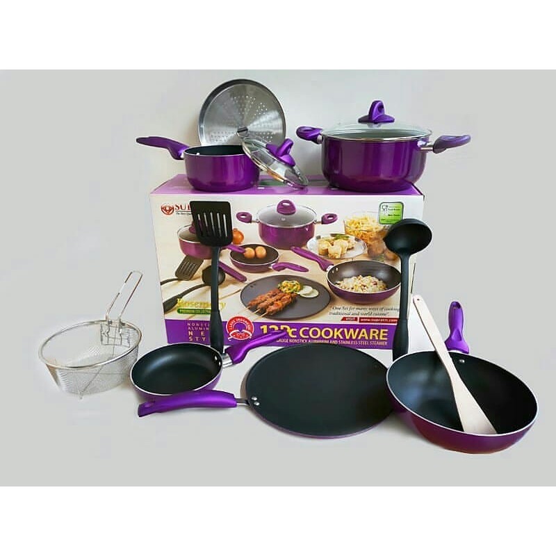 Jual Paling Laku Panci Supra Rosemary 12pcs Cookware Set / Panci Set ...