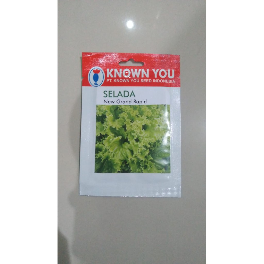 Jual Benih Selada NEW GRAND RAPID Know You Seed | Shopee Indonesia