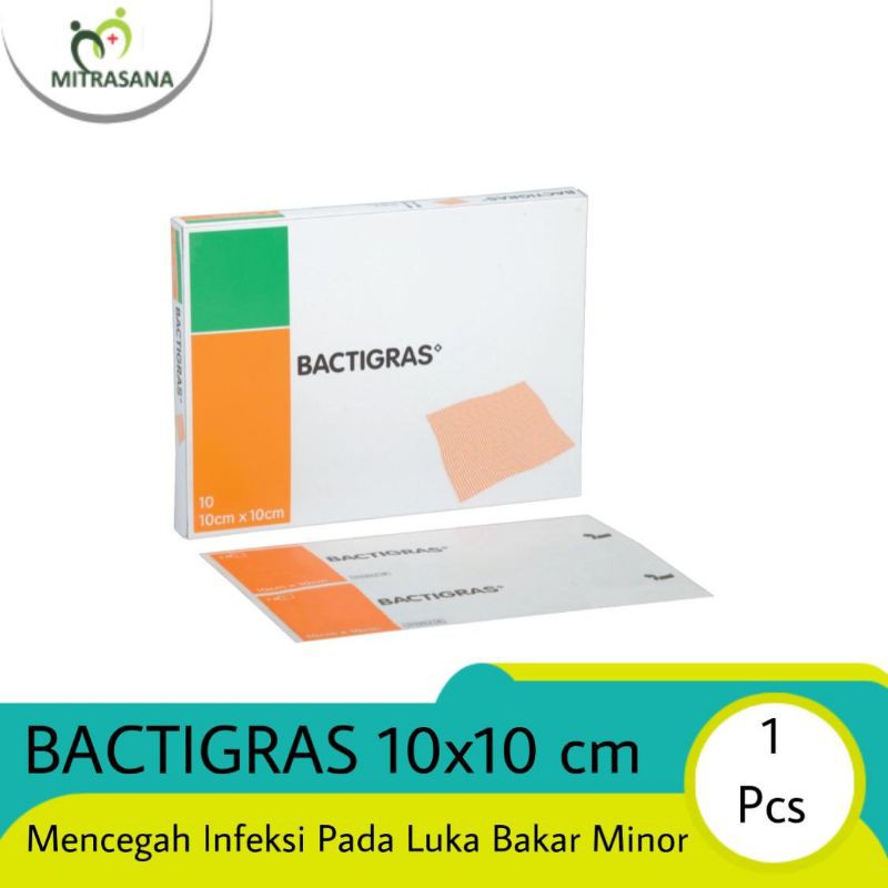 Jual BACTIGRAS 10 cm X 10 cm - Kassa Steril Penutup Luka dan Mencegah ...
