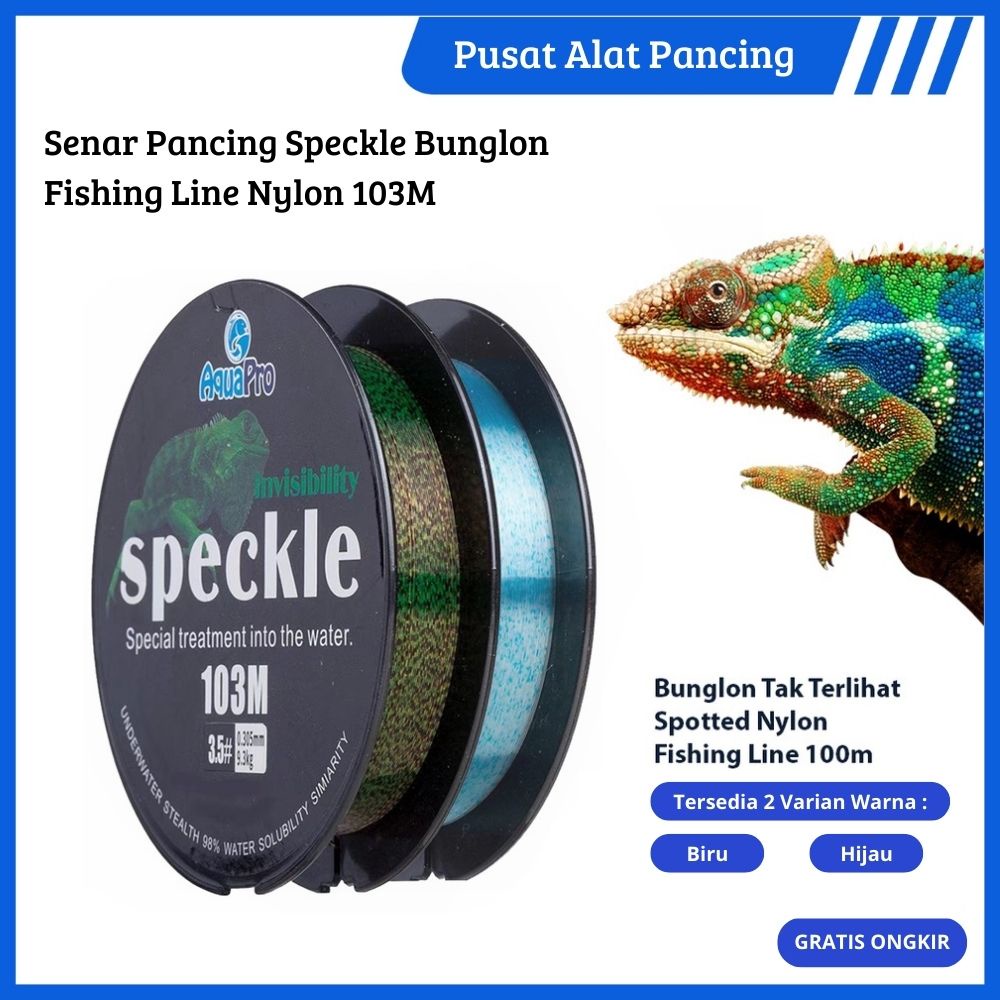 Jual Senar Pancing Ikan Line Fishing Speckle Bunglon Senar Pancing ...