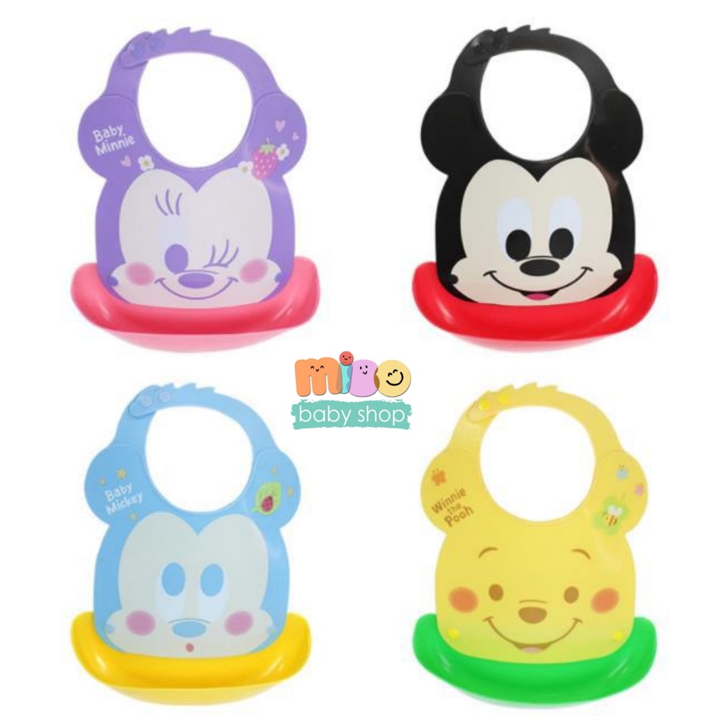 Jual Sleber Silicone Motif Menarik/Celemek makan bayi/ celemek silicone ...