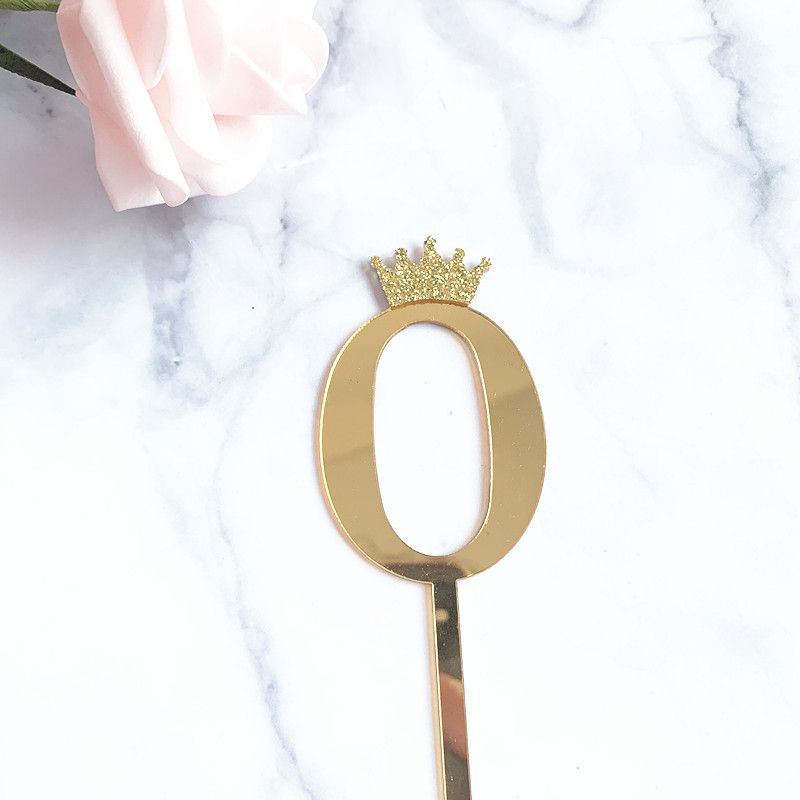 Jual Topper Angka Akrilik/Topper Birthday Cake Acrylic/Birthday Topper ...