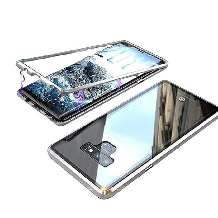 Jual Samsung Galaxy Note 9 Premium Clear Aluminium Magnetic (Casing ...