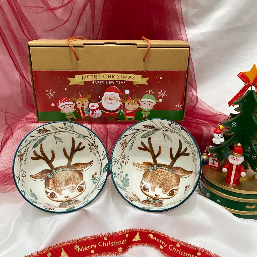 Jual Hampers Natal 2in1 Rice Bowl Set in Box Parcel Natal Christmas ...