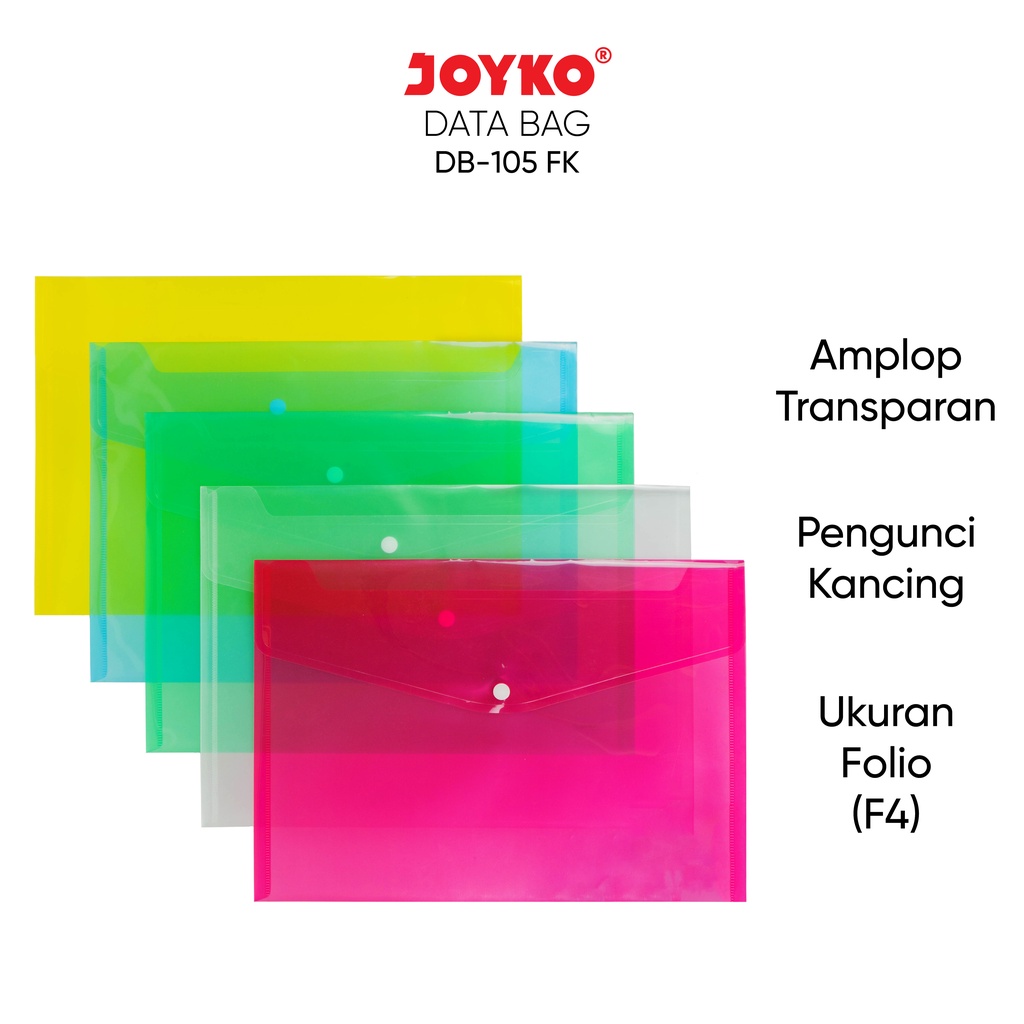 Jual Data Bag / Map / Tas Data Kancing Joyko DB-105 FK - Biru | Shopee ...