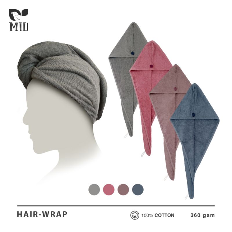 Jual Terry Palmer Morning Whistle 100% Cotton Hair Wrap | Shopee Indonesia