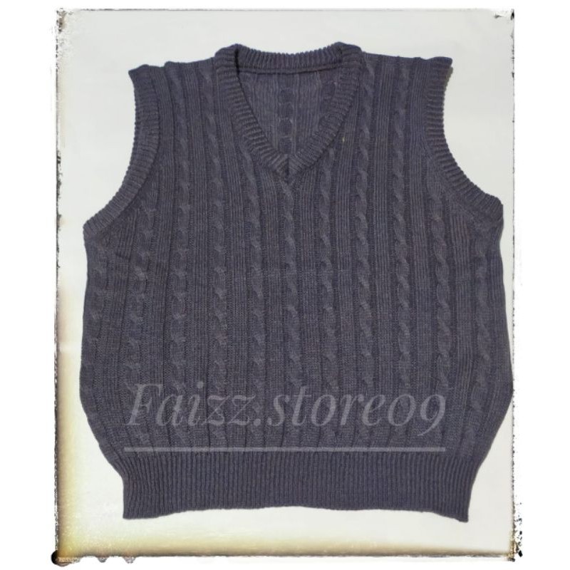 Jual Vest ROMPI RAJUT MOTIF CABLE STORE09 MURAH | Shopee Indonesia