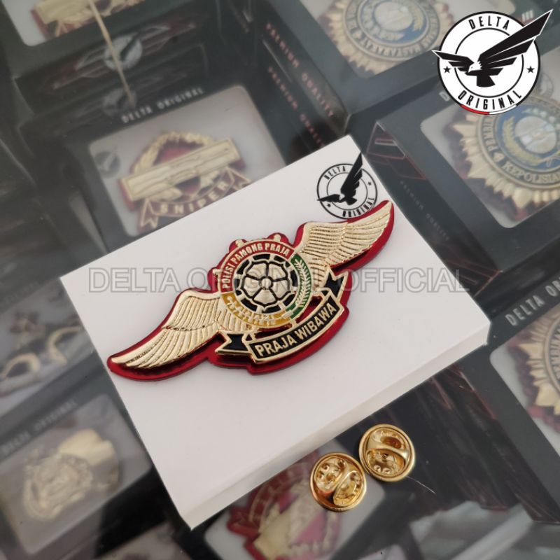 Jual WING POL PP PIN POL PP EMBLEM POL PP | Shopee Indonesia