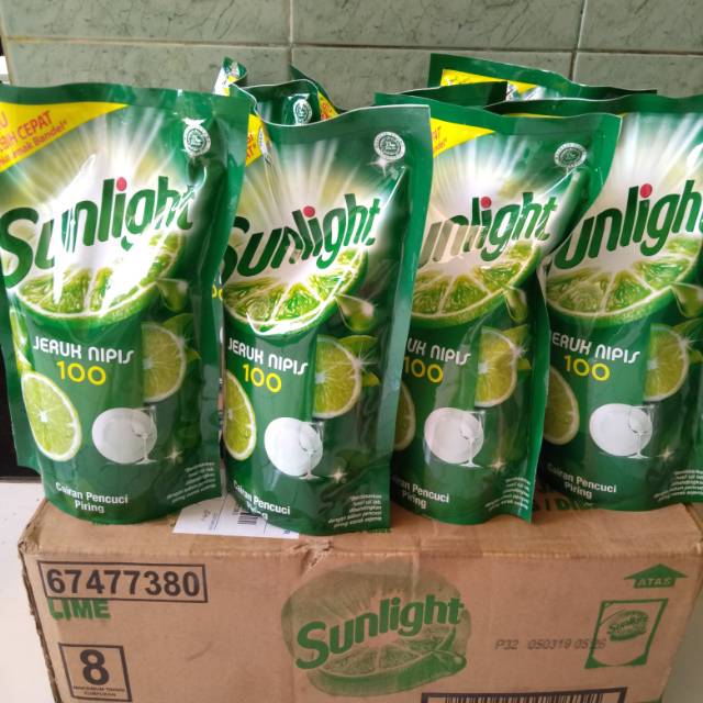 Jual Sunlight sabun pencuci piring Jeruk Nipis 100, jeruk nipis& daun ...