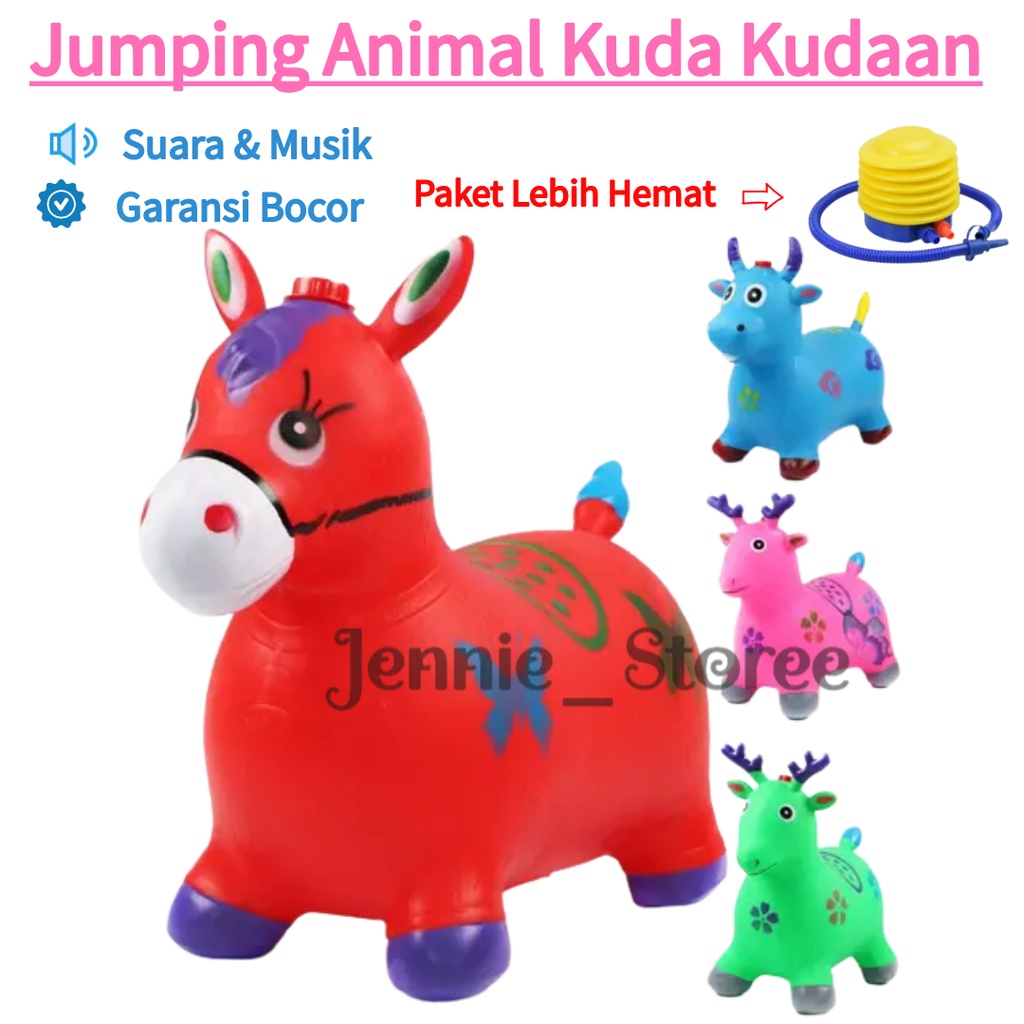 Jual Jumping Animal / Kuda Kudaan Karet ( ada musik dan lampu ...