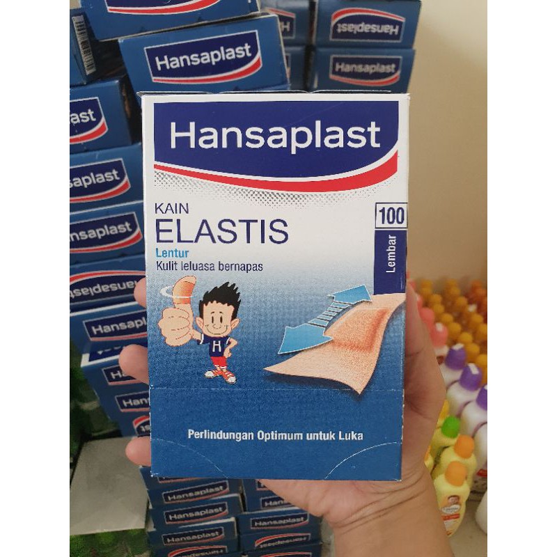 Jual Hansaplast plester kain elastis isi 10 lembar | Shopee Indonesia