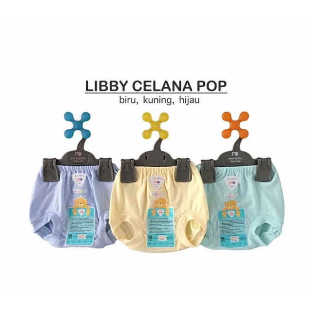 Jual (3pcs/pack) Libby CELANA POP / KACAMATA Bayi Anak Polos / Popok ...