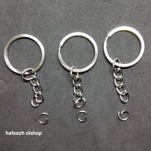 Jual Ring Gantungan Kunci Gepeng Pipih Isi 25 Pcs | Shopee Indonesia