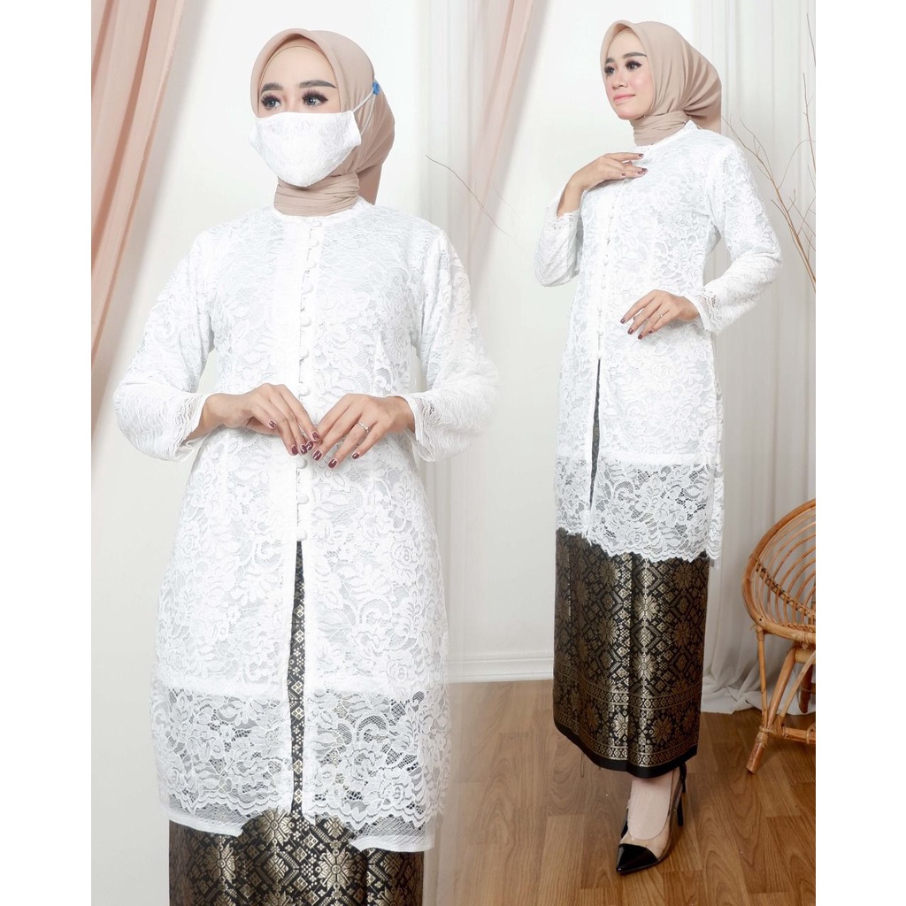 Jual SET tUNIK BROKAT KANCING SERIBU PLUS ROK SONGKET/ SER KEBAYA ...