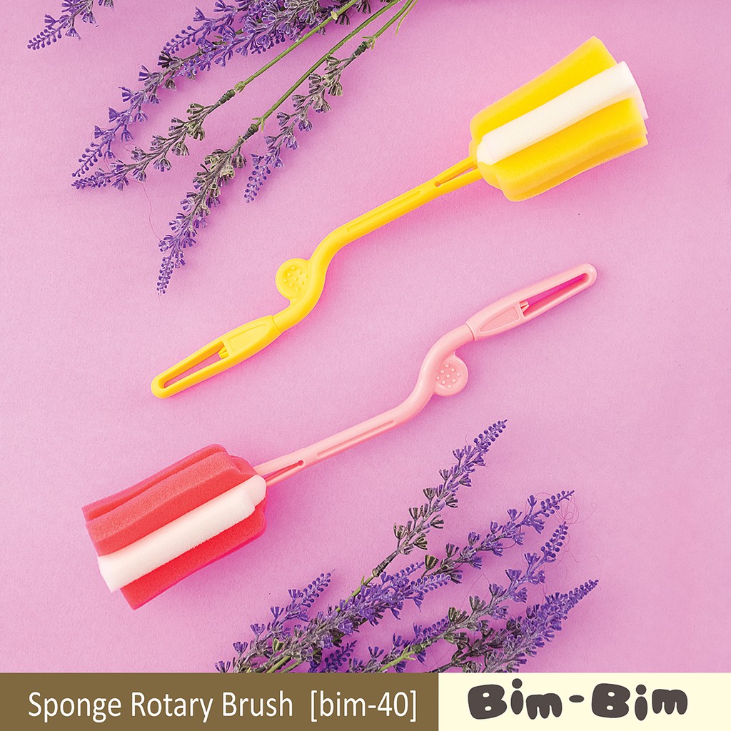 Jual Bim-Bim Baby Sponge Rotary Brush / sikat busa botol bayi | Shopee ...