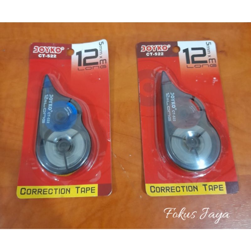 Jual Correction Tape/ Tipx Kertas / Pita Koreksi Joyko CT-522 | Shopee ...