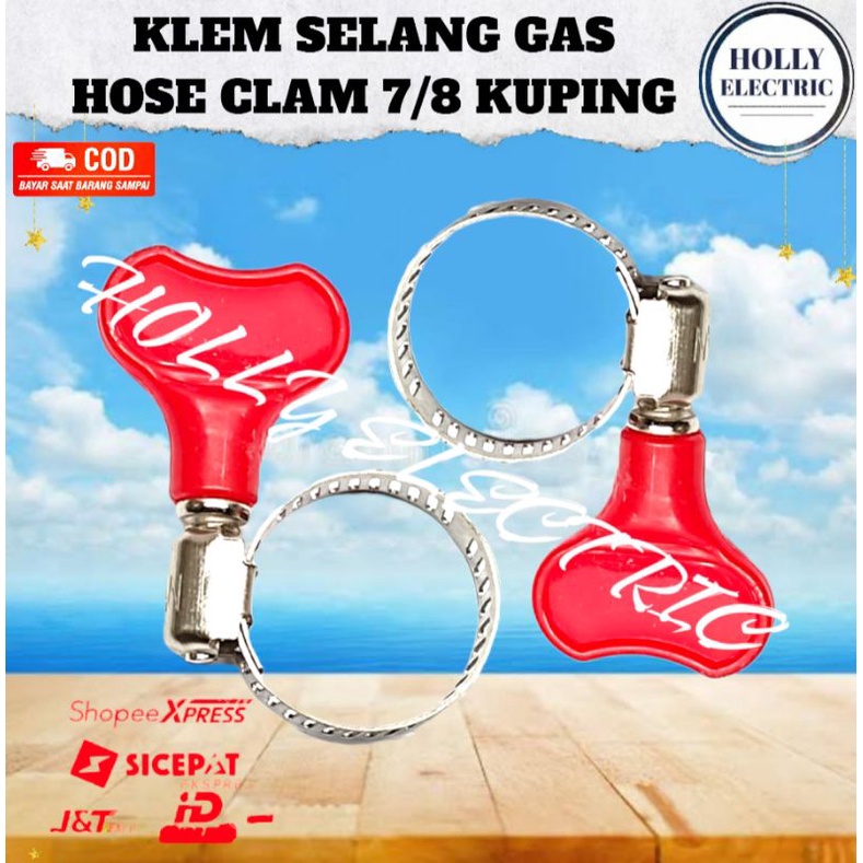 Jual KLEM SELANG WIN GAS 7/8 . HOSE CLAMP/CINCIN GAS | Shopee Indonesia