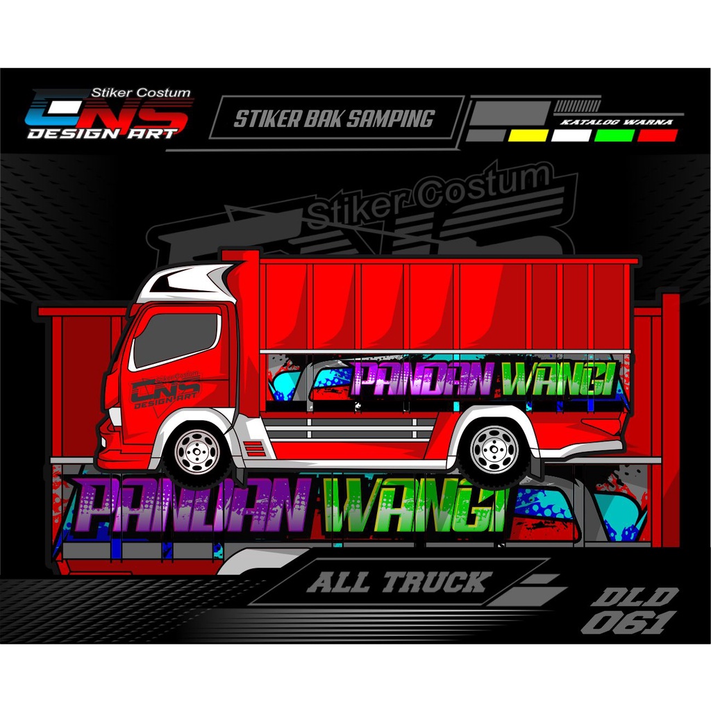 Jual Sticker Stiker Truk Canter Sticker Stiker Bak Samping Truk Canter ...