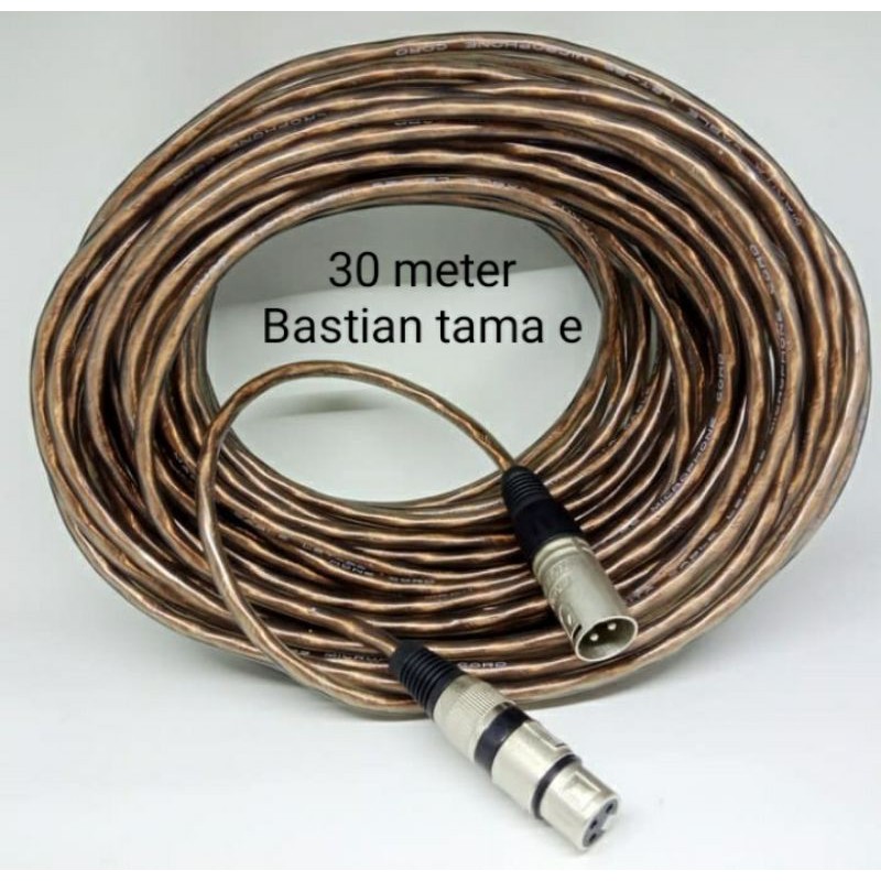 Jual kabel mic/XLR Female 3pin to Male 3pin makita Original 30M ...