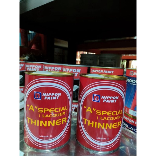 Jual Thinner Tinner A Spesial Nippon paint 1 L | Shopee Indonesia
