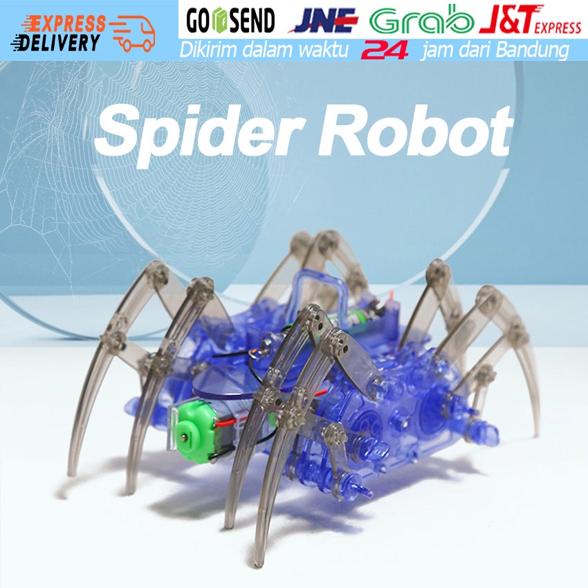Jual Robot Laba Laba Hexapod Electric Spider Robot Kit DIY Steam ...