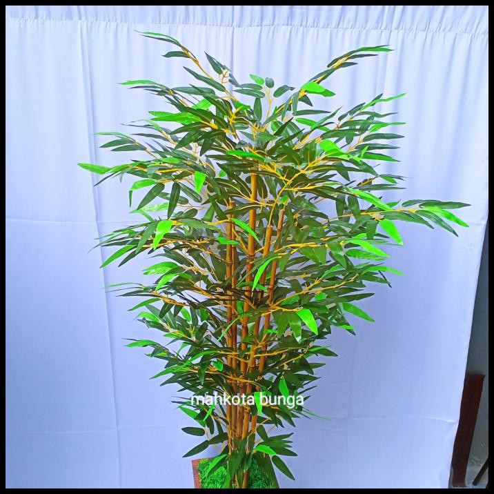 Jual Pohon Bambu Kuning- Tinggi 150Cm Daun Artificial- Daun Plastik ...