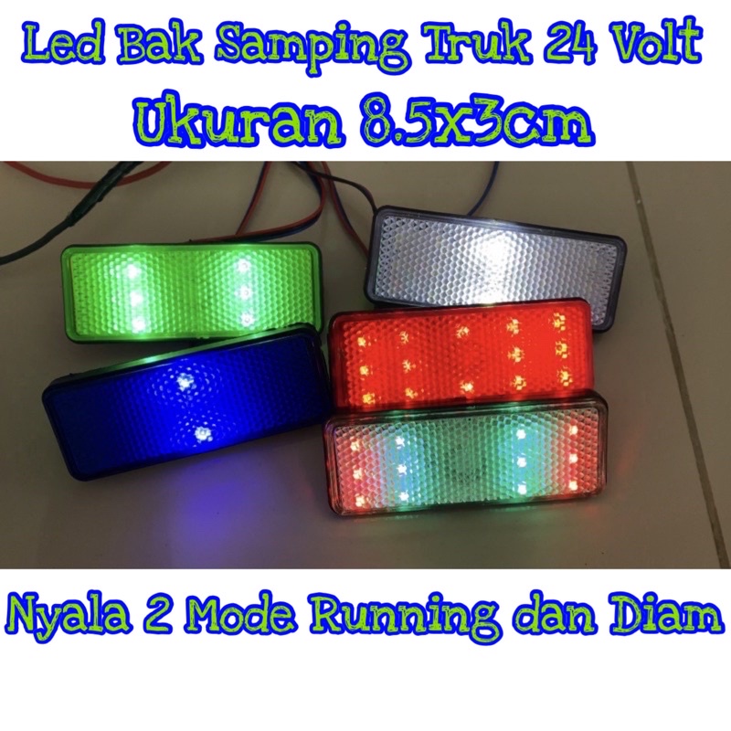 Jual Lampu Bak Samping Truk Bis Model Mata Kucing Truk Bis 24 Volt ...