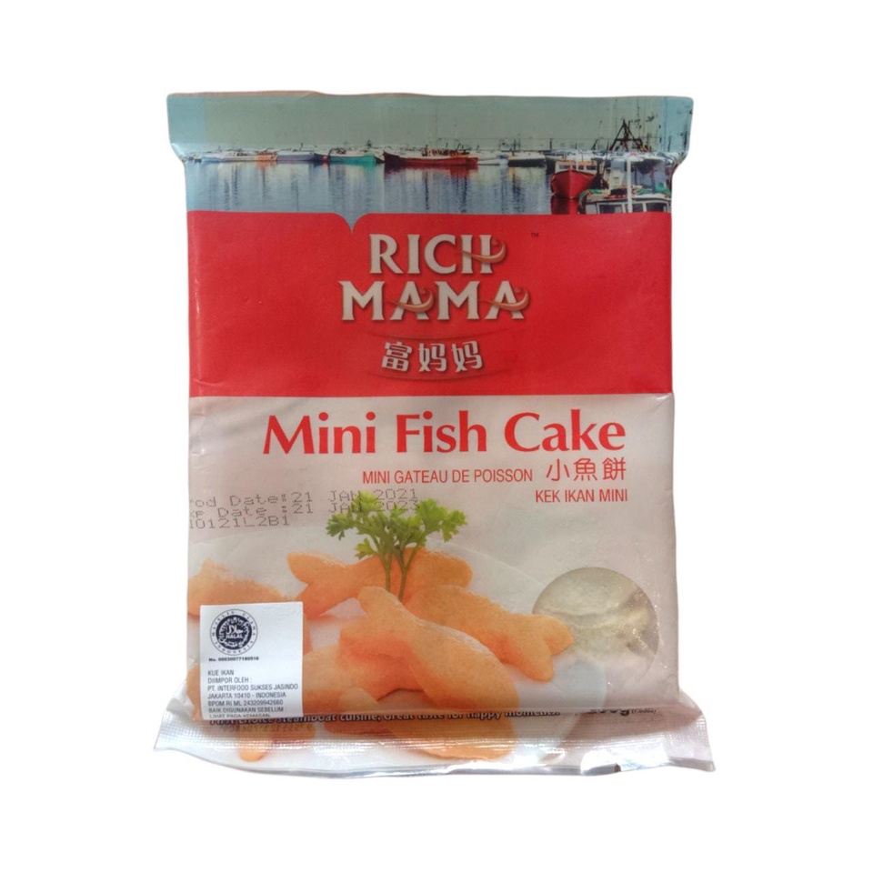 Jual RICH MAMA MINI FISH CAKE 200 GR / CAKE IKAN MINI / MAKANAN FROZEN ...