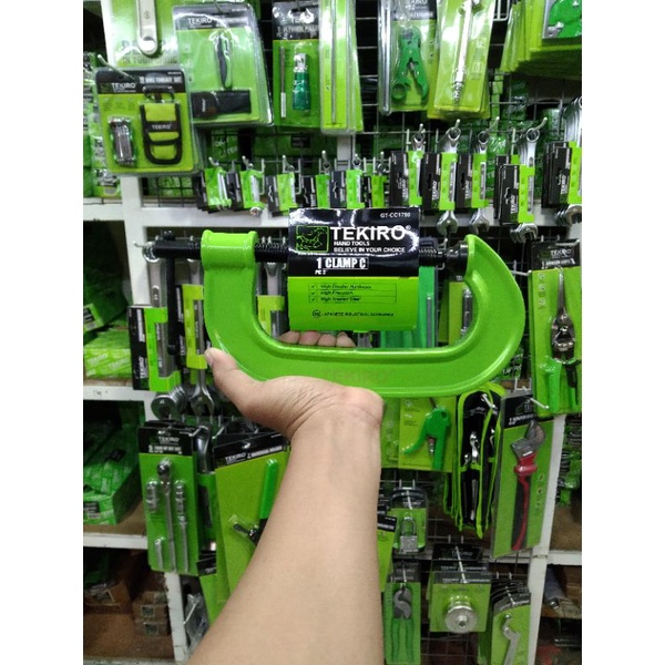 Jual Tekiro clamp C ukuran 5" inch / catok | Shopee Indonesia