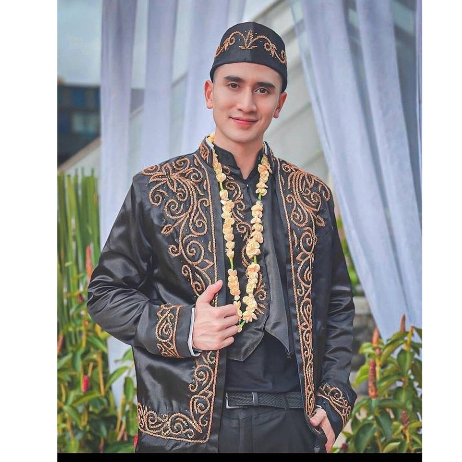 Jual Baju Busana Pengantin Pria Beskap Basofi Jas Nasional Resepsi ...