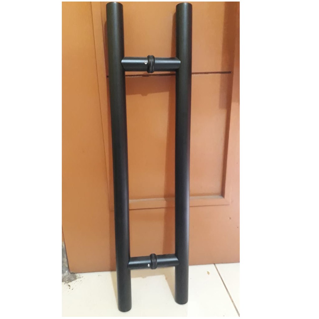 Jual Handle Pintu Panjang 30 Pegangan Pintu Stainless Hitam PH 802 Pipa ...