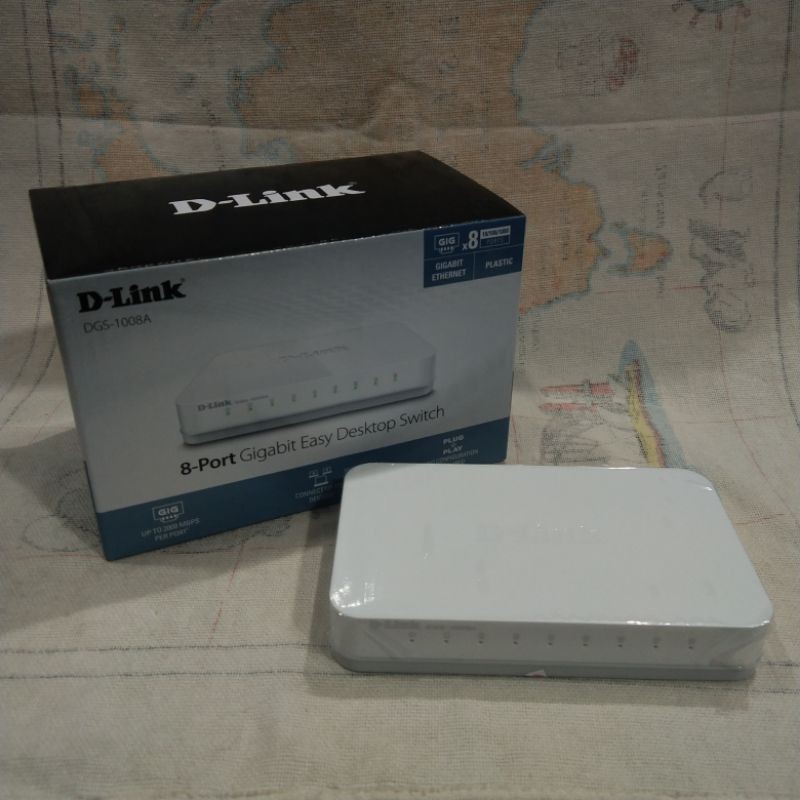 Jual D-Link 8-Port Gigabit Easy Desktop Switch (Switch Hub) | Shopee ...