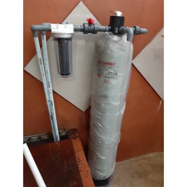 Jual Paket Penjernih Air Sumur / PDAM Tabung Filter 1054 lengkap Media ...
